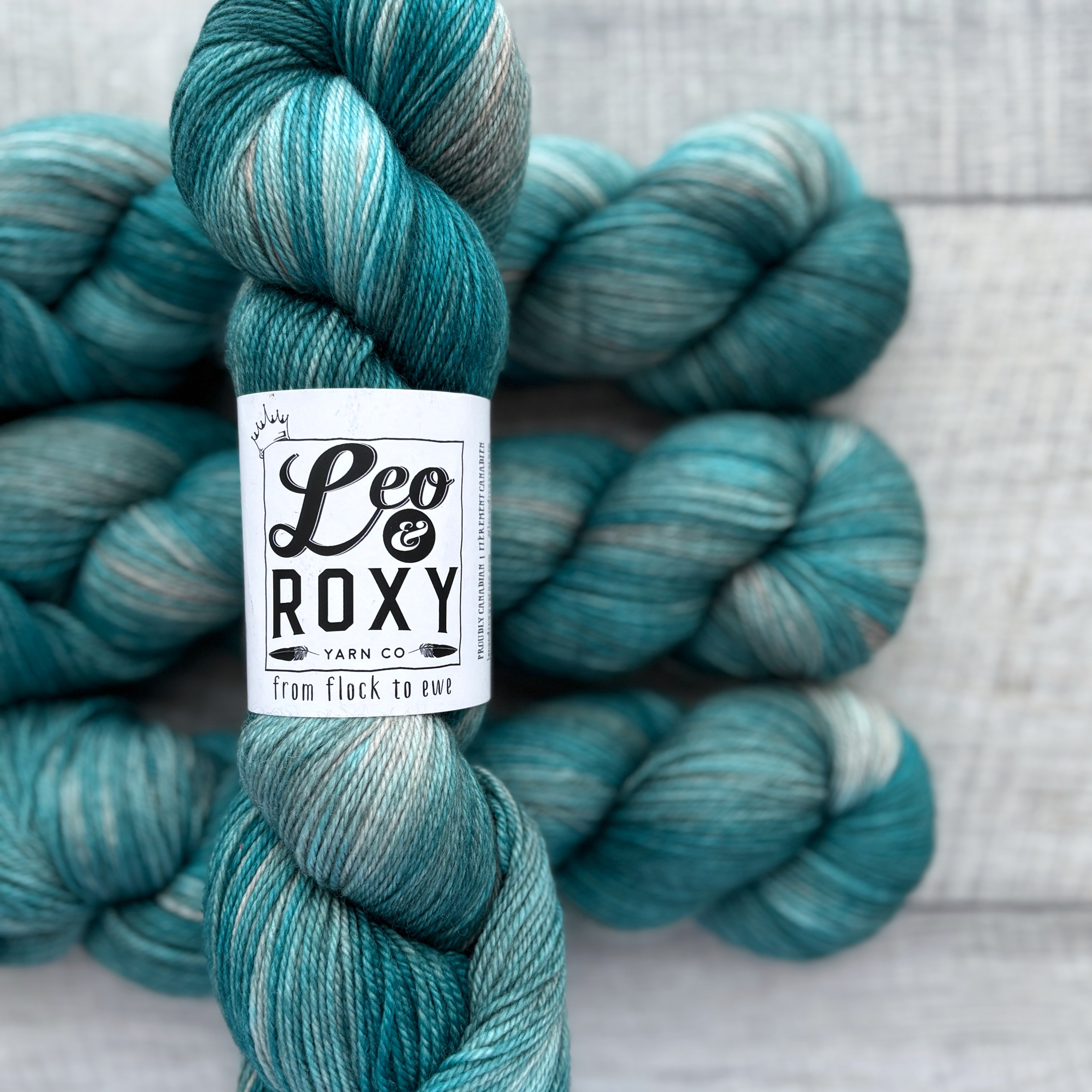 Quiet Lake on Leo & Roxy Yarn Co. Sock Yarn – Leo and Roxy Yarn Co